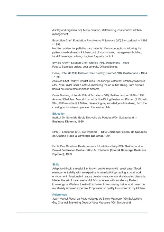 CV Vincent | PDF | Dining Out | Food & Drink