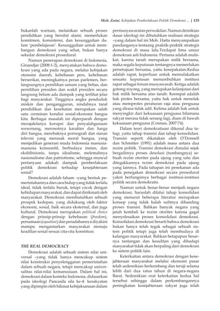 Kebijakan Pemberlakuan Politik Demokrasi dan Pengaruhnya Terhadap ...
