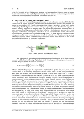 Effects of the Droop Speed Governor and Automatic Generation Control ...