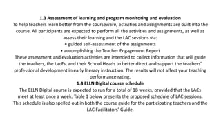 Early Language Literacy and Numeracy Power Point Presentation | PPTX