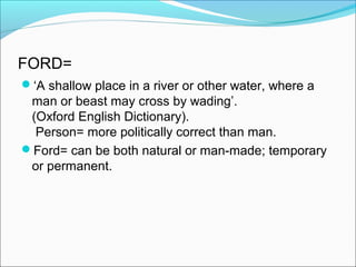 WORDS ABOUT FORDS | PPT