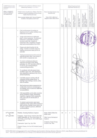 IR - Professional Engineer Application | PDF