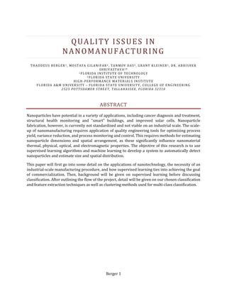 TBerger_FinalReport | PDF