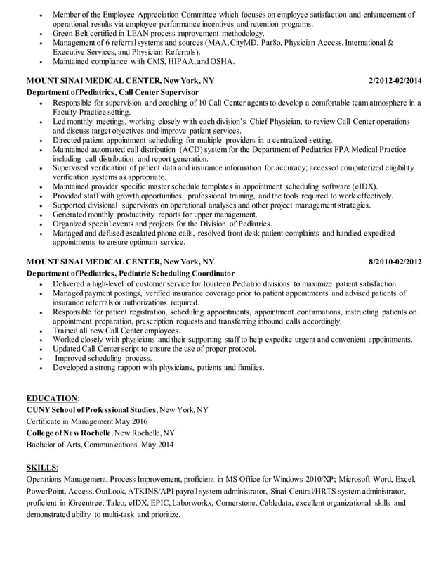 Kyra Watts Resume 6 2016 | DOCX