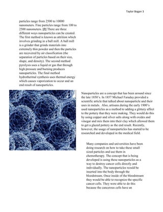 Nanoparticle research article | DOCX