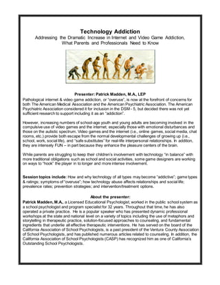 Technology Addiction_Flyer | DOCX