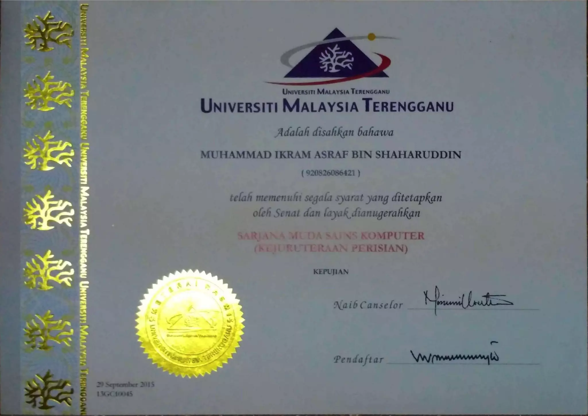 Ikram Asraf Degree | PDF