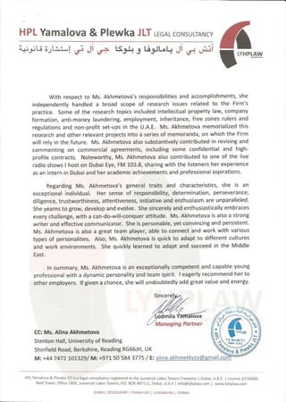 Recommendation Letter | PDF