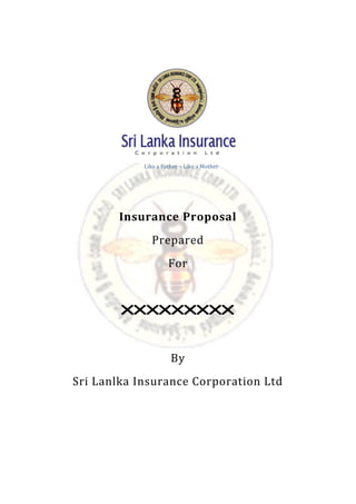 Insurance Proposal - SLIC Corporate Employee (Format) | PDF
