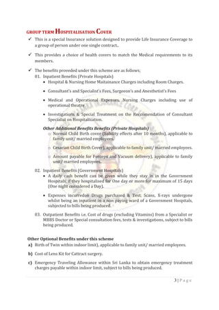 Insurance Proposal - SLIC Corporate Employee (Format) | PDF