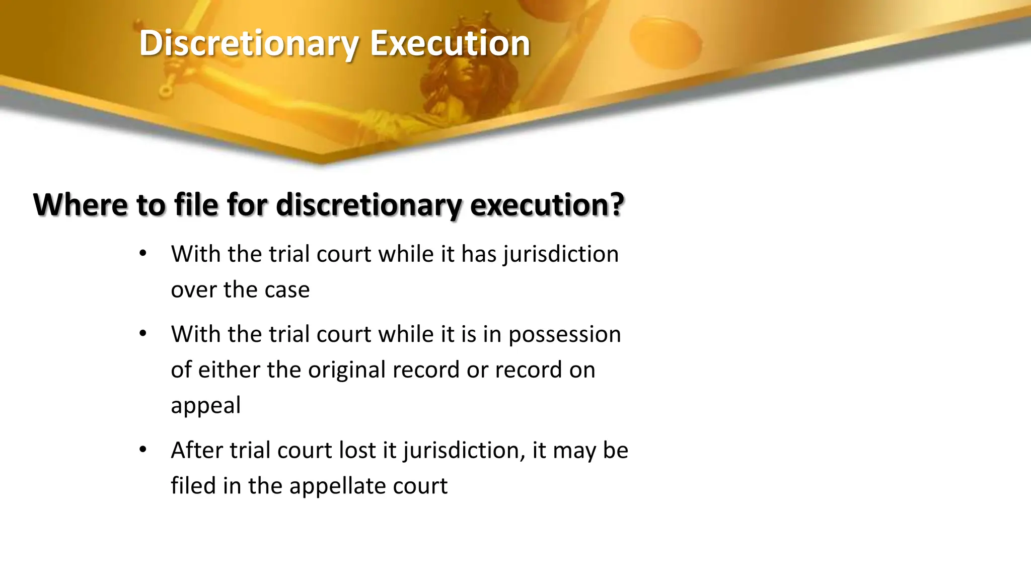 writ of execution Rule 39 Rules of Court | PPTX