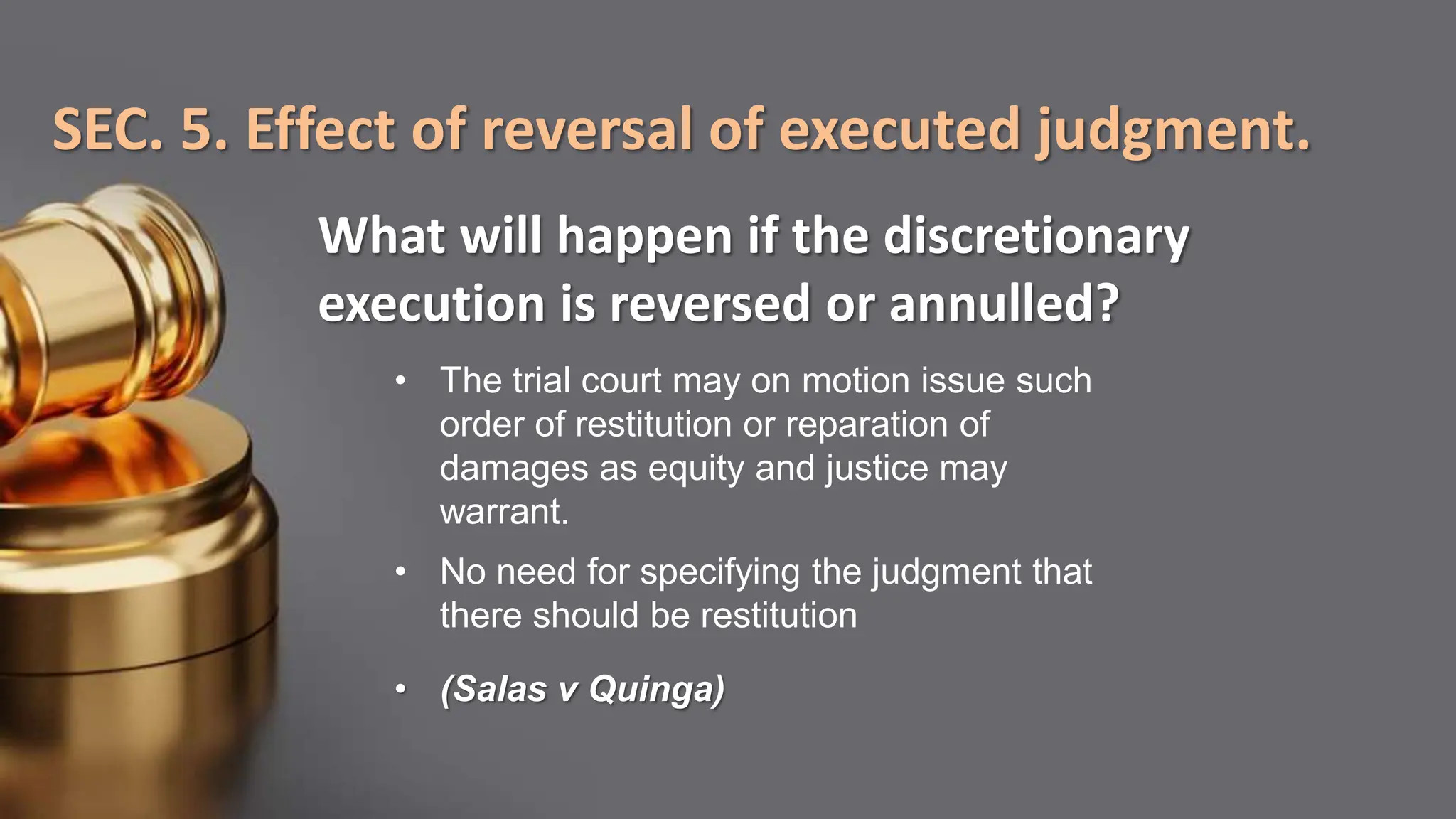 writ of execution Rule 39 Rules of Court | PPTX