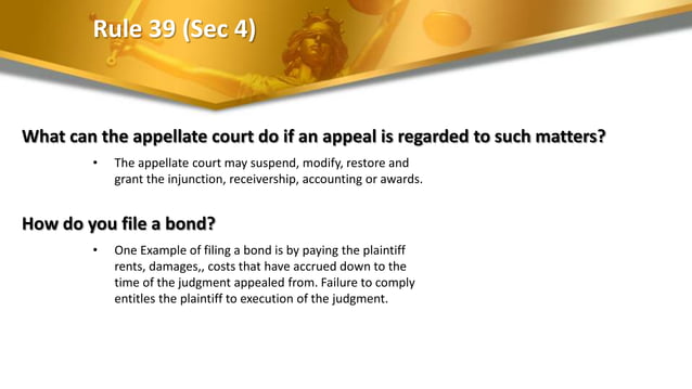 writ of execution Rule 39 Rules of Court | PPTX