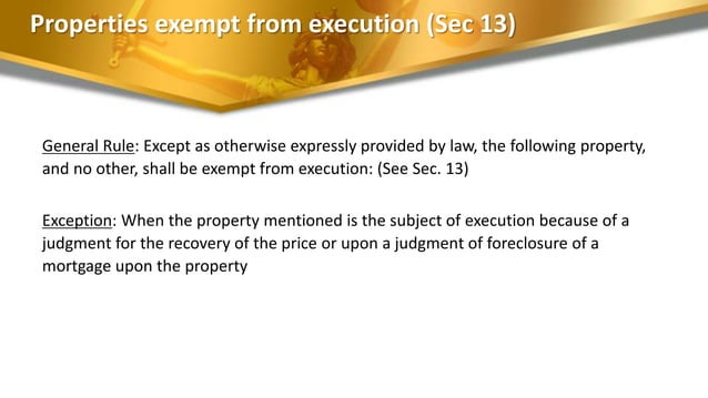 writ of execution Rule 39 Rules of Court | PPTX