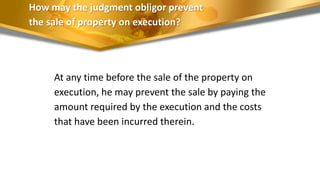 writ of execution Rule 39 Rules of Court | PPTX