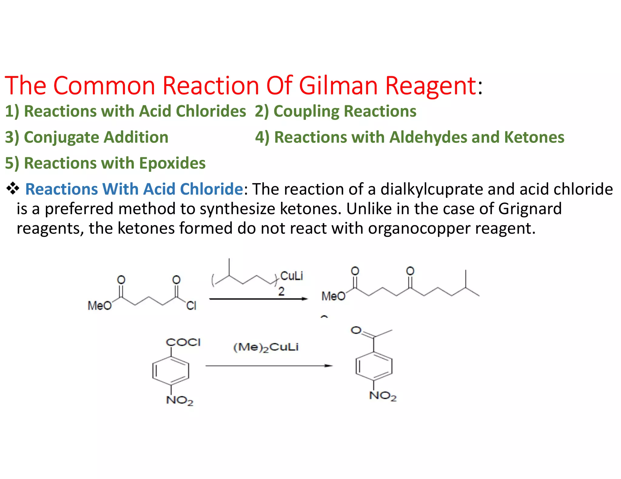 Gilman Reagent | PDF