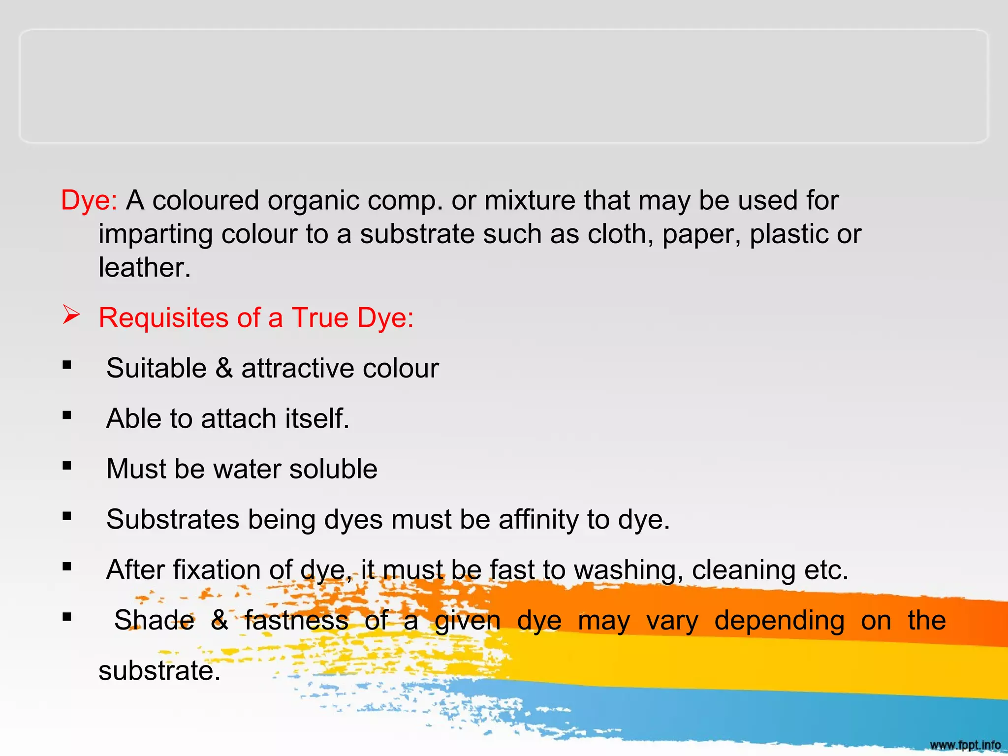Chemicals and Auxiliaries used in Textile Wet Processing | PPT