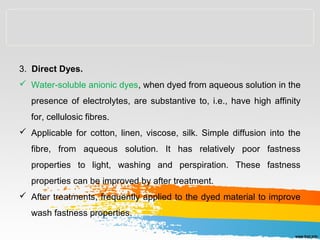 Chemicals and Auxiliaries used in Textile Wet Processing | PPT