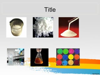 Chemicals and Auxiliaries used in Textile Wet Processing | PPT