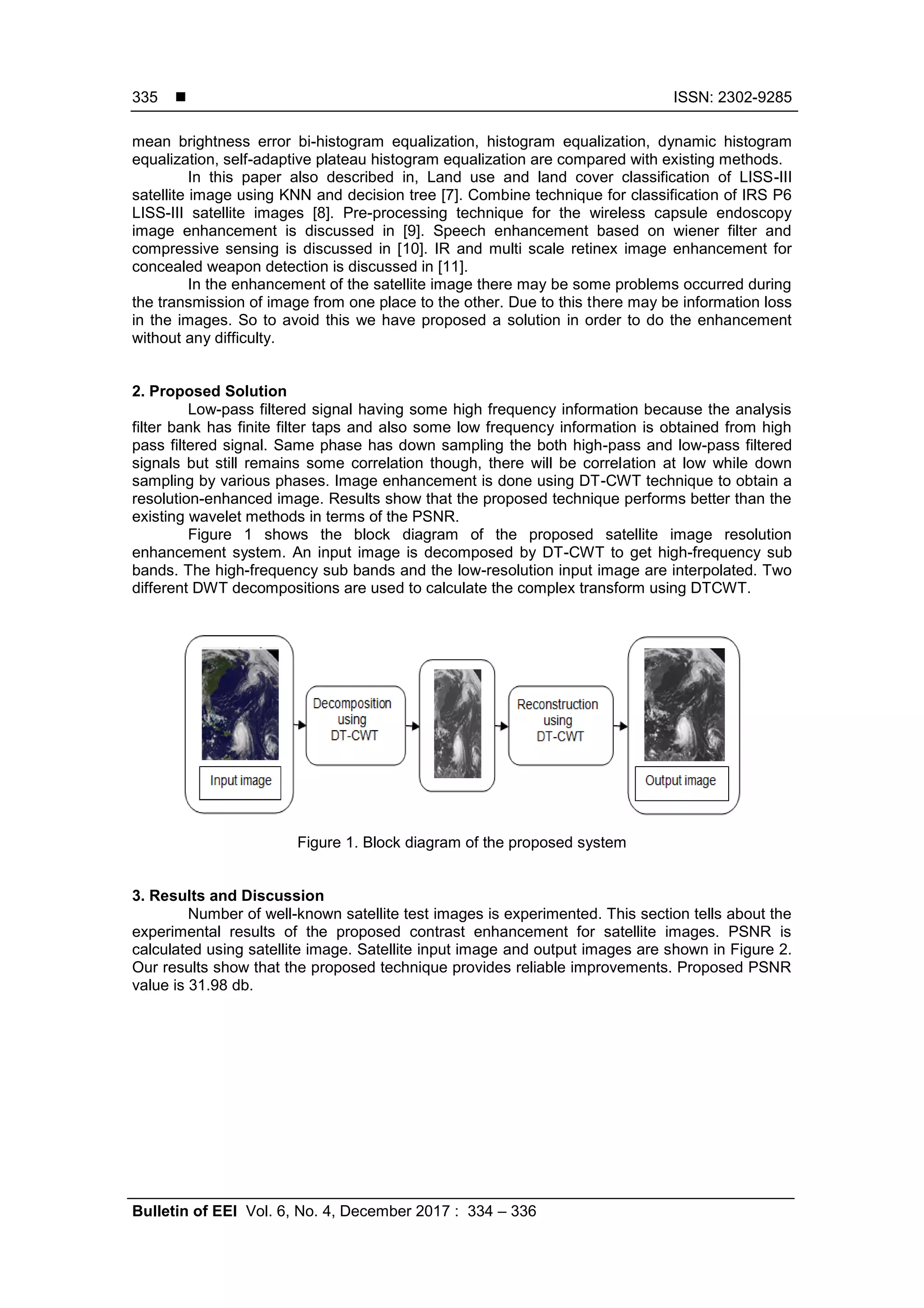 Satellite Image Enhancement Using Dual Tree Complex Wavelet Transform Pdf