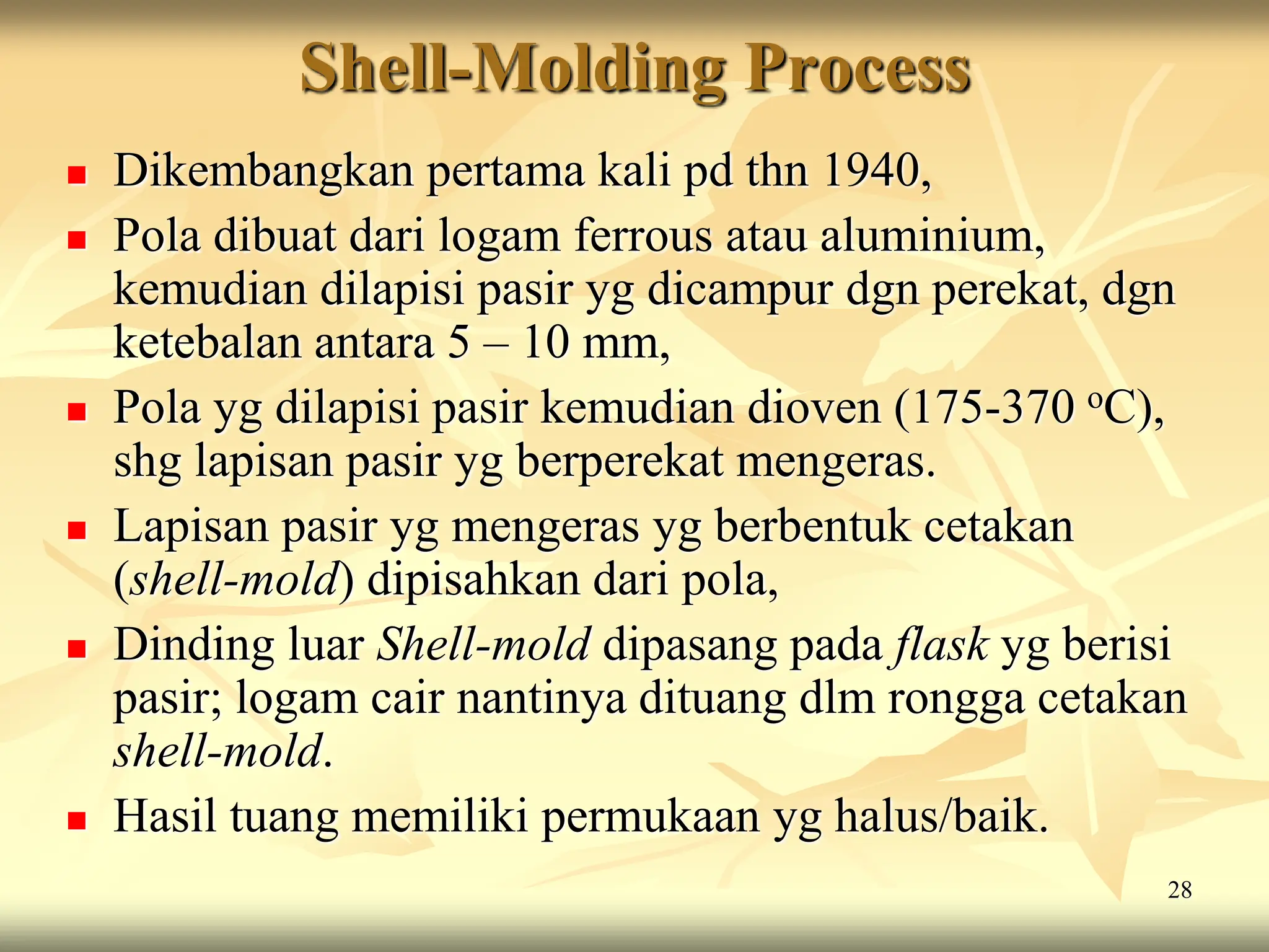 Proses manufaktur logam dan pengecoran logam | PPT