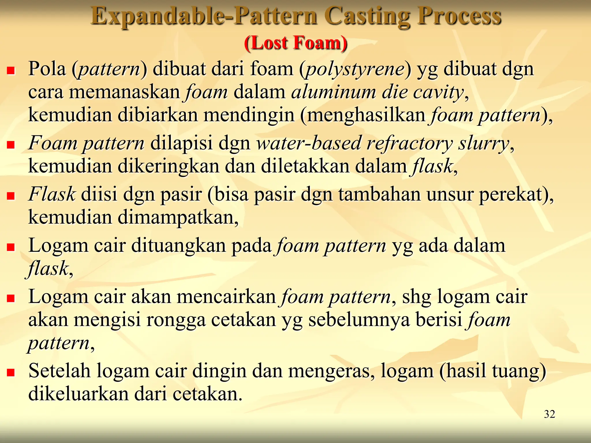 Proses manufaktur logam dan pengecoran logam | PPT