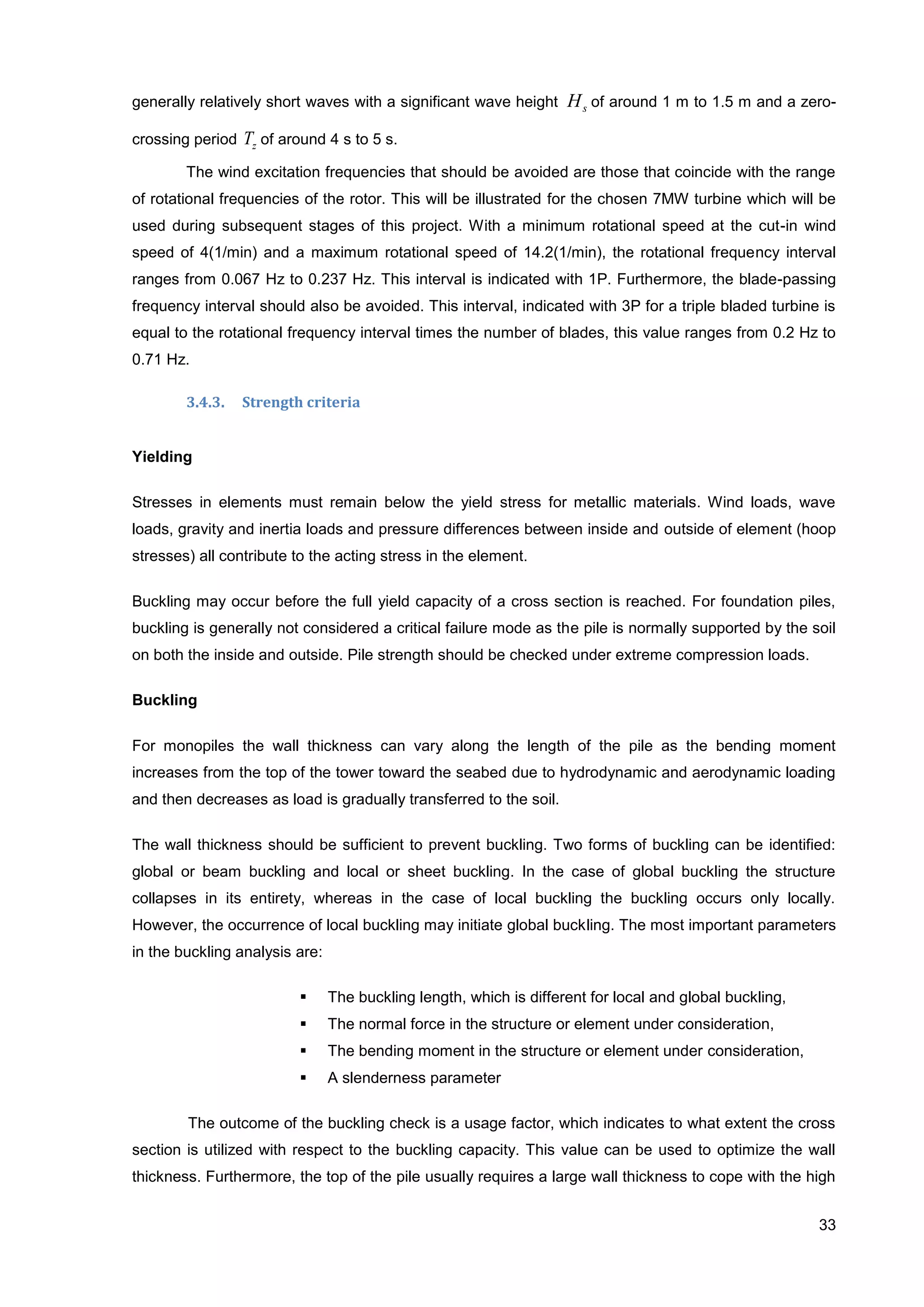 DESIGN MONOPILE FOUNDATION OF OFFSHORE WIND TURBINES | PDF