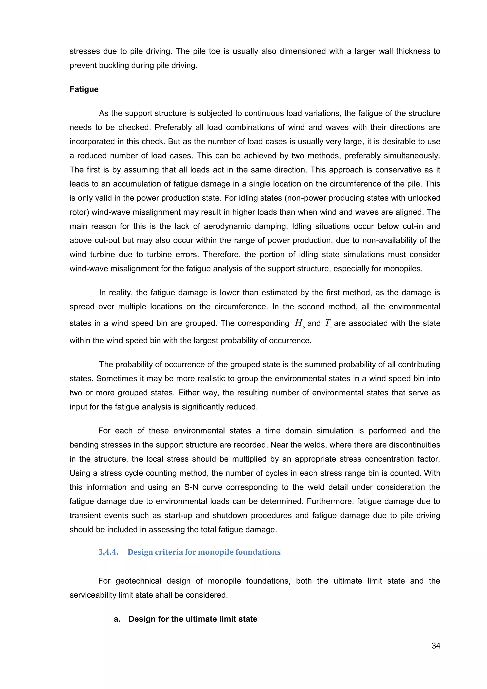 DESIGN MONOPILE FOUNDATION OF OFFSHORE WIND TURBINES | PDF