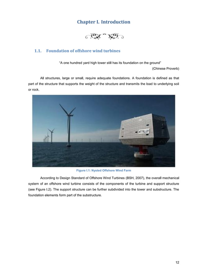 DESIGN MONOPILE FOUNDATION OF OFFSHORE WIND TURBINES | PDF