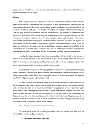 DESIGN MONOPILE FOUNDATION OF OFFSHORE WIND TURBINES | PDF