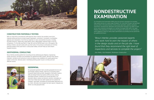 Braun Intertec Company Overview | PDF | Construction Industry | Industries