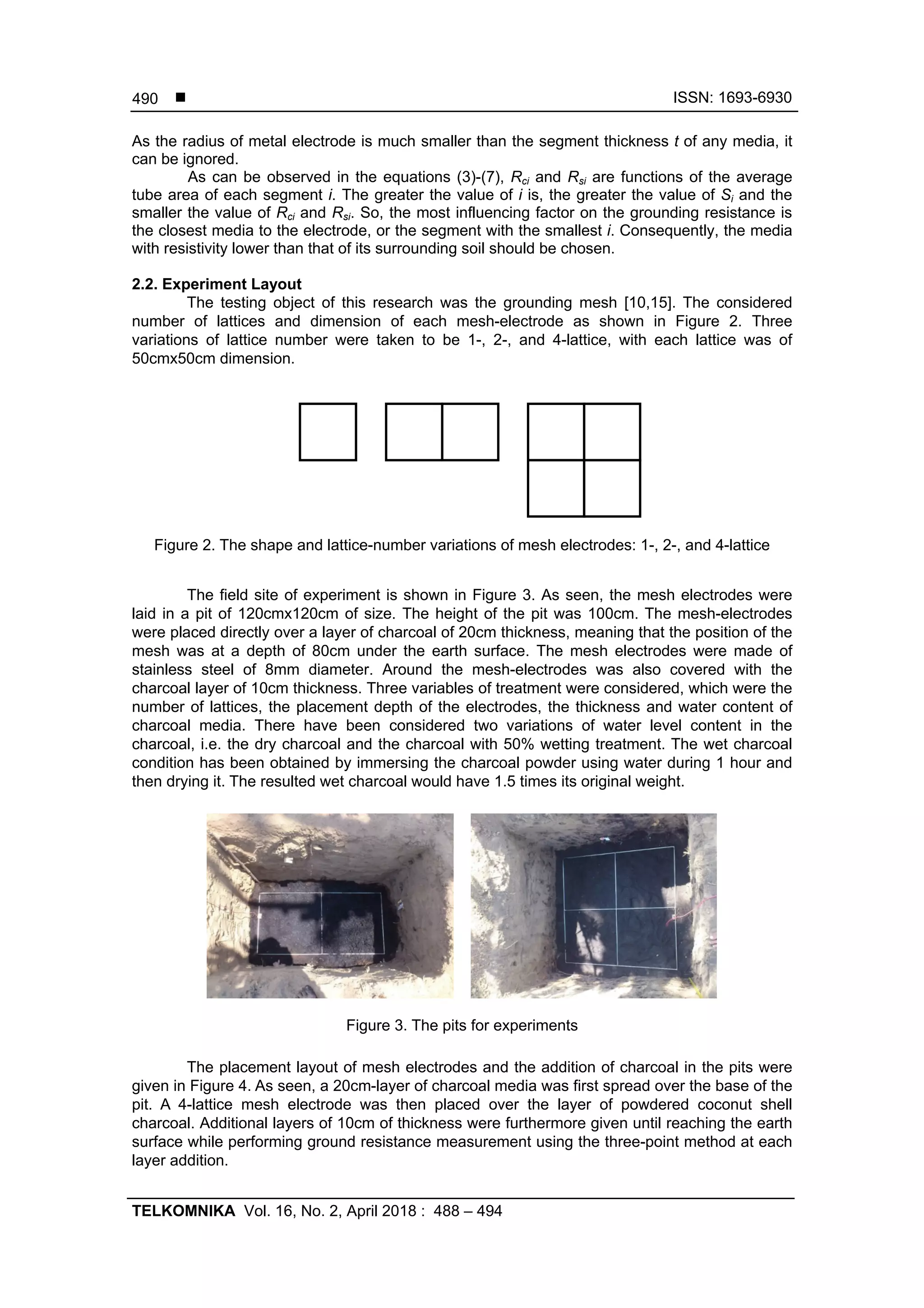 Alternative Grounding Method Using Coconut Shell Charcoal as Media of ...