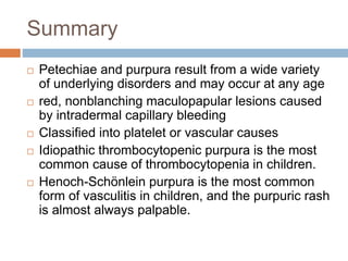 approach to child with purpura | PPTX