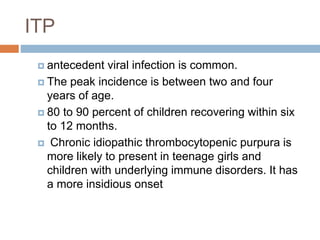 approach to child with purpura | PPTX