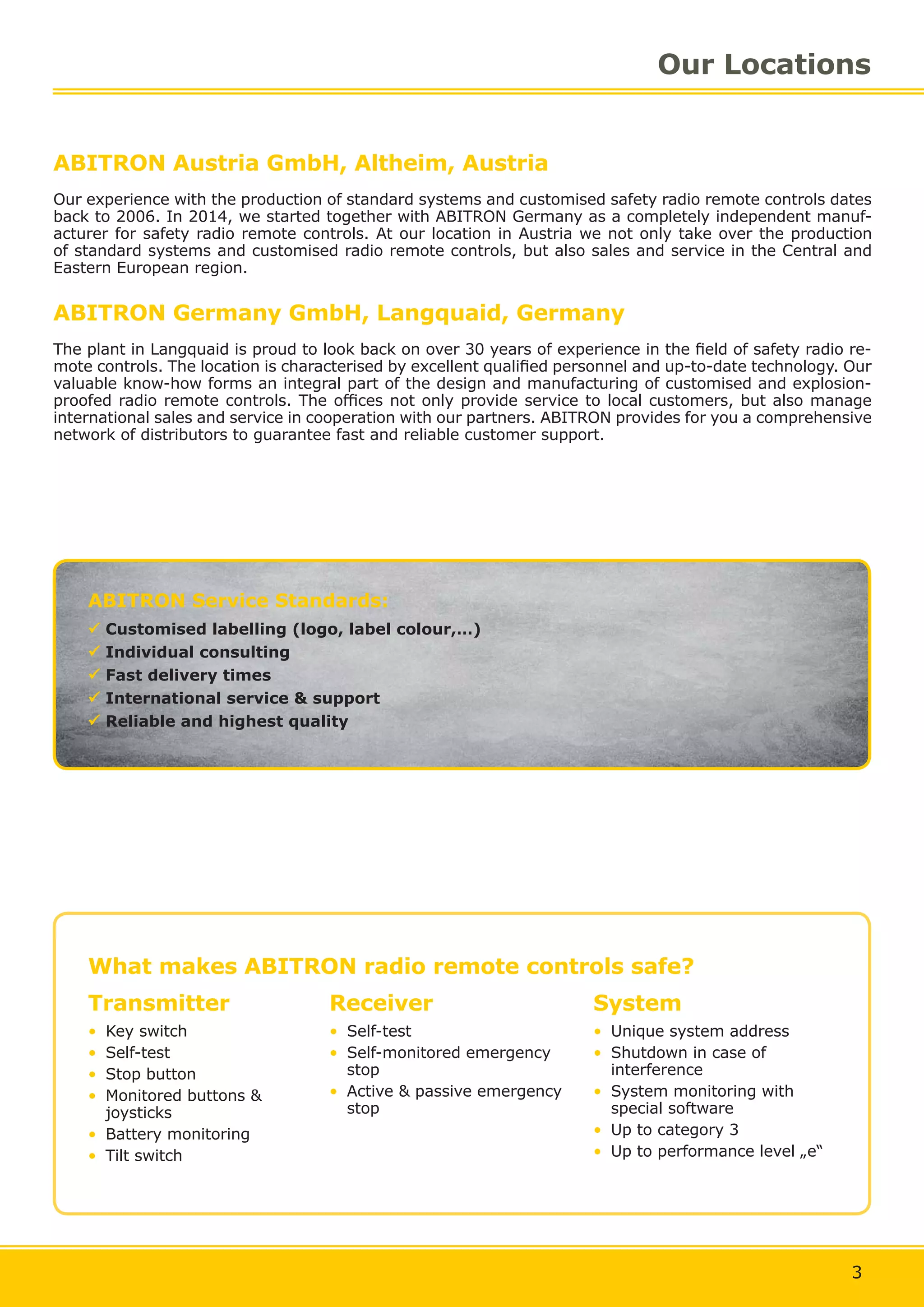 ABITRON Brochure | PDF