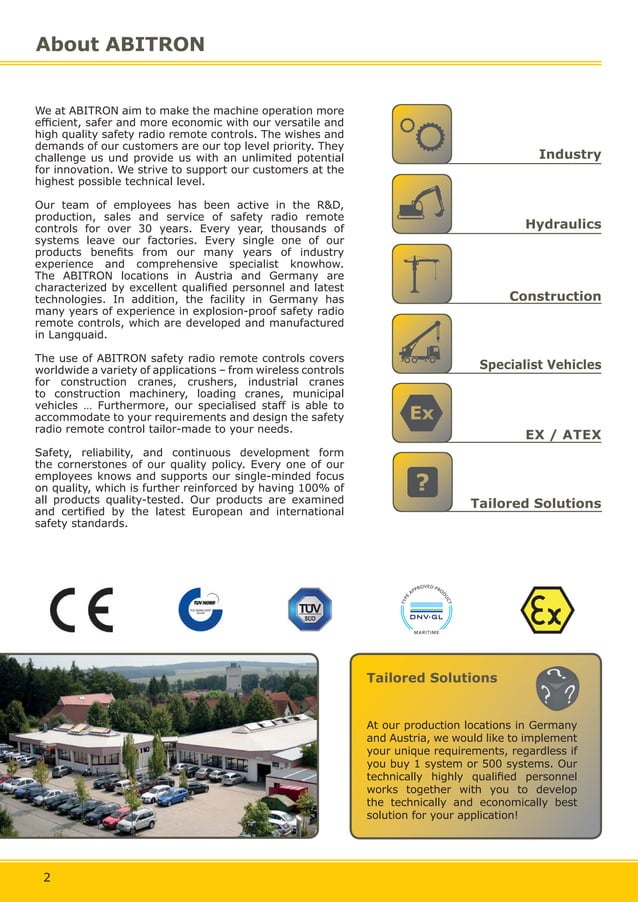 ABITRON Brochure | PDF | Radio Control | Hobbies & Interests