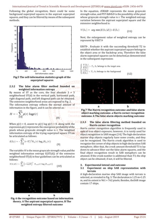 Examination of Ship Object Recognition in High Determination Sar ...