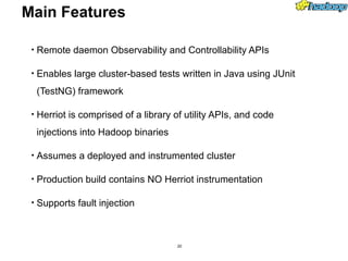 Hadoop: Code Injection, Distributed Fault Injection | PDF