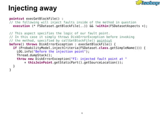 Hadoop: Code Injection, Distributed Fault Injection | PDF