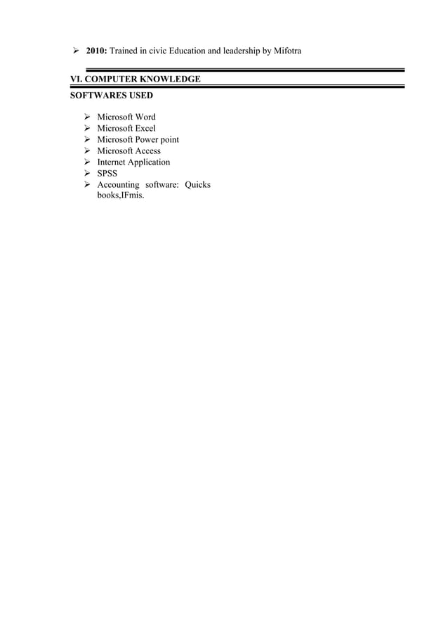 CV Godfrey _updated (2) | DOC | Business Accounting & Finance | Business