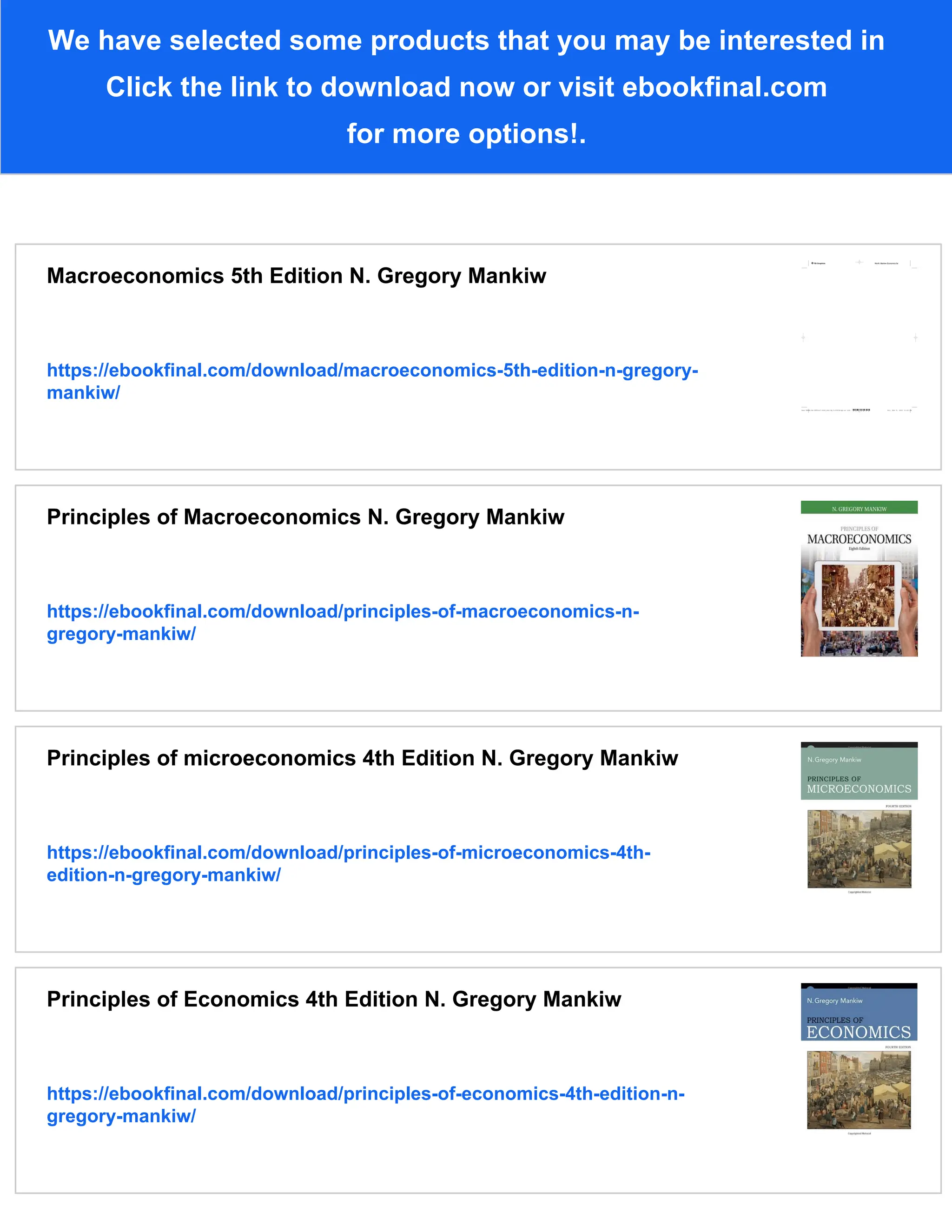 Macroeconomics 10th Edition N. Gregory Mankiw | PDF