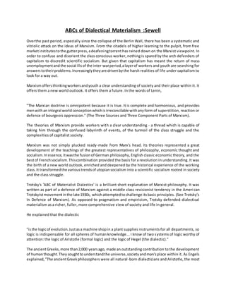 ABCs of Dialectical Materialism (1) | DOCX