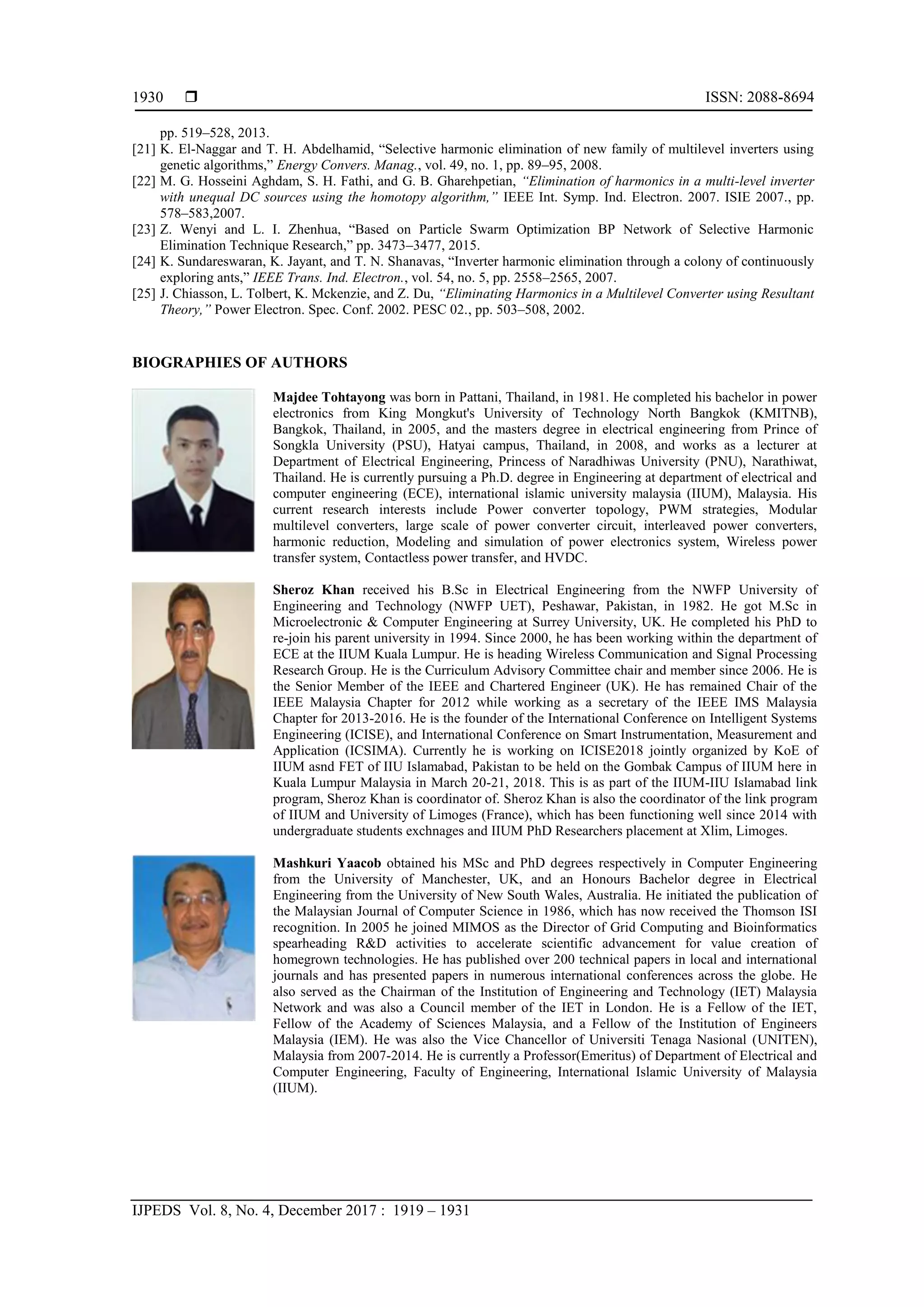 The Combination of Newton-Raphson Method and Curve-Fitting Method for PWM-based Inverter | PDF