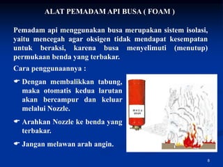 Materi mengenai pelatihan APAR disertai dengan bukti | PPT