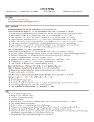 Geo Resume 8.15.16 | Geography | Science