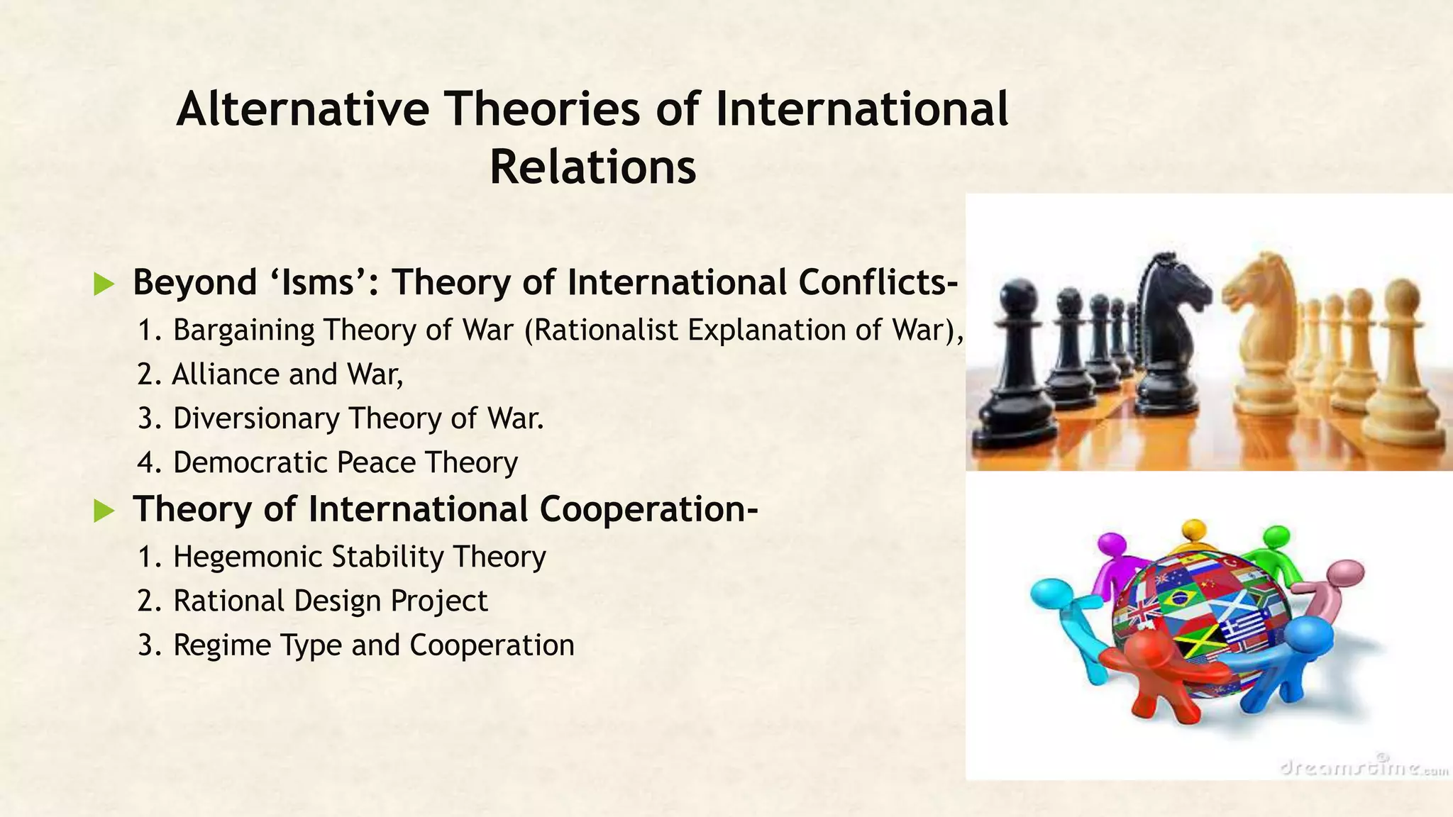Theories of International Relations-Introduction | PPTX