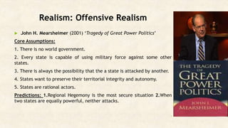 Theories of International Relations-Introduction | PPTX | Political ...