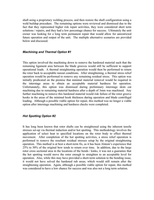 ALSTOM ENG TECH PAPER - Steam Turbine Rotor Straightening Using ...