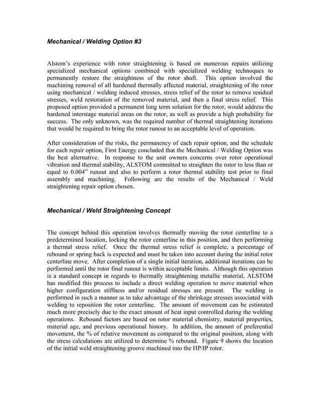 ALSTOM ENG TECH PAPER - Steam Turbine Rotor Straightening Using ...