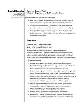 Daniel Beasley - Resume - Updated | DOCX